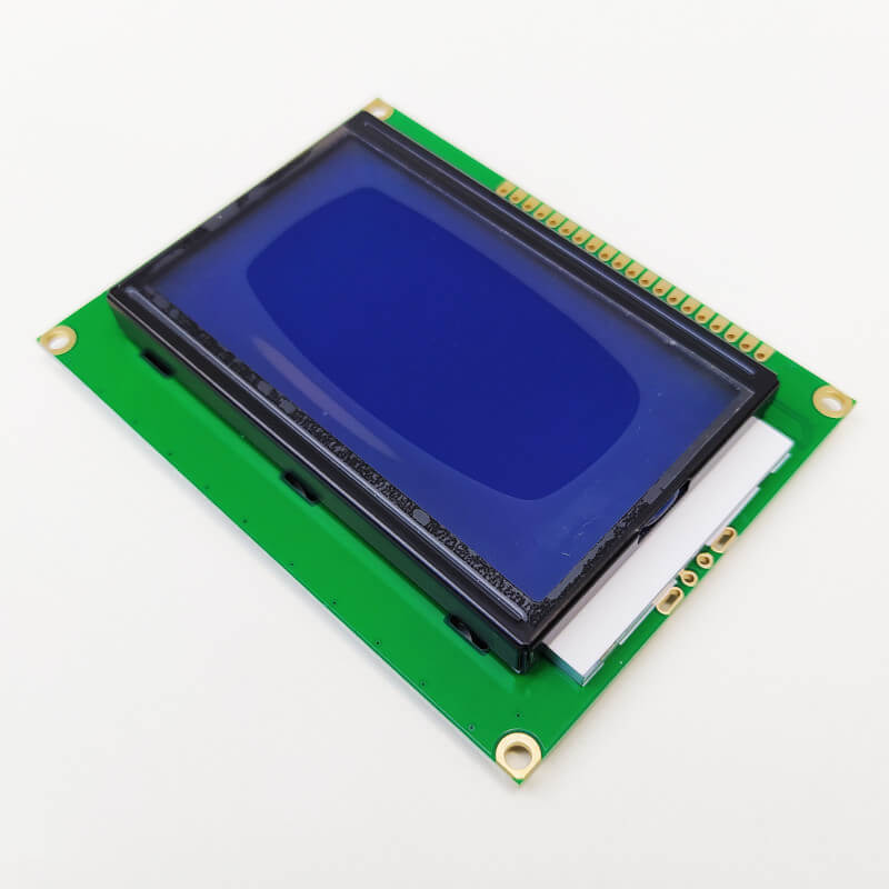 Display LCD Gráfico 128x64 - BackLight Azul - Instituto Digital