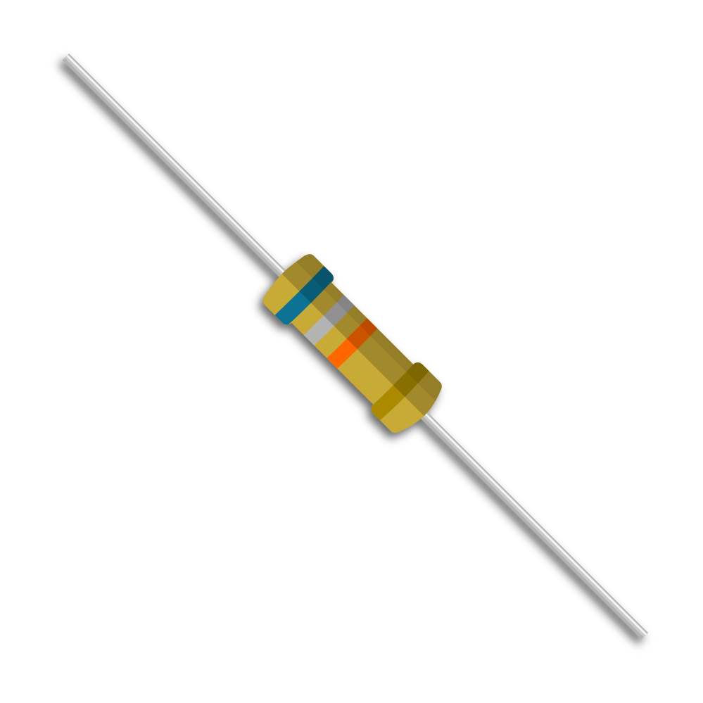 Resistor 68k ohms 1/4W - Tolerância 5% - Instituto Digital